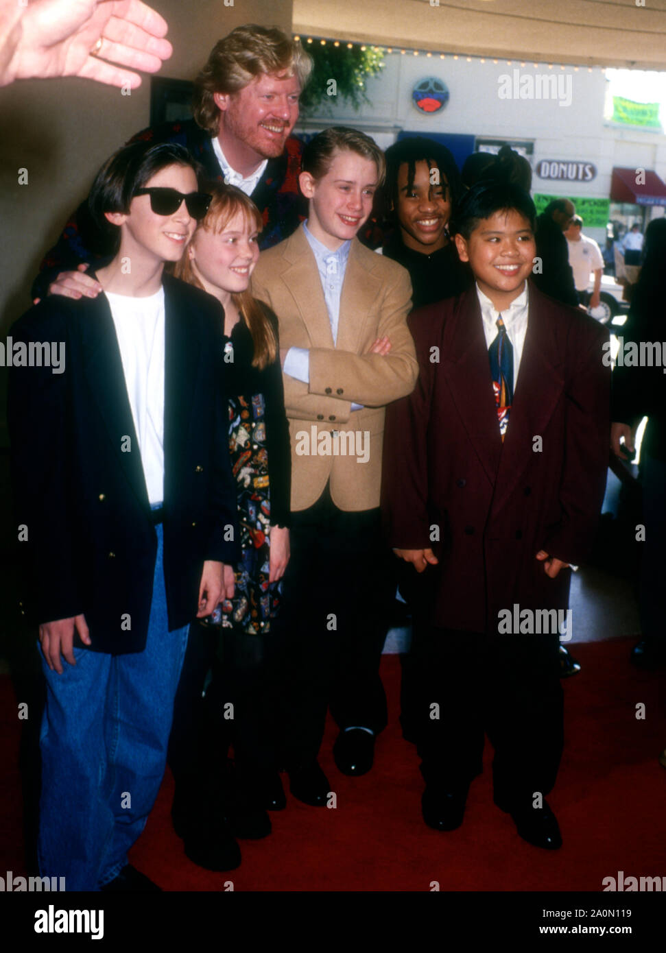 Westwood, California, USA 17th December 1994 (L-R) Actor Michael ...