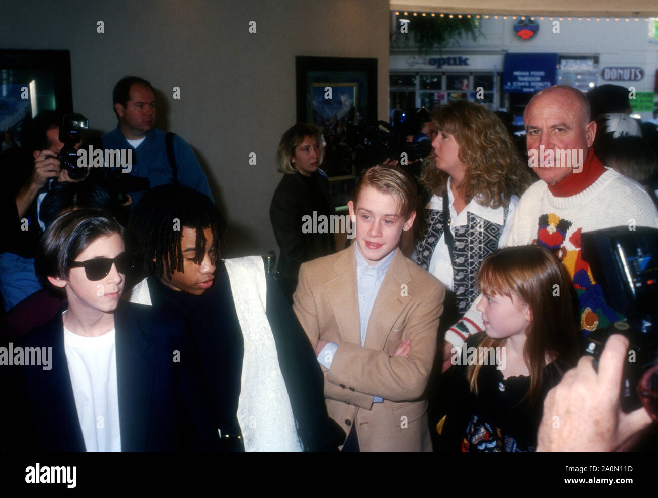 Westwood, California, USA 17th December 1994 (L-R) Actor Michael ...