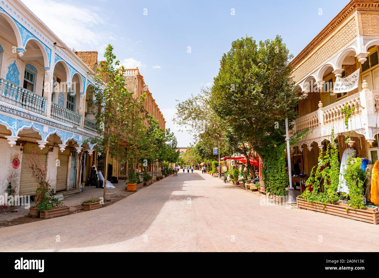Kashgar Renovated Old City Uyghur Central Asian Architecture Buildings ...