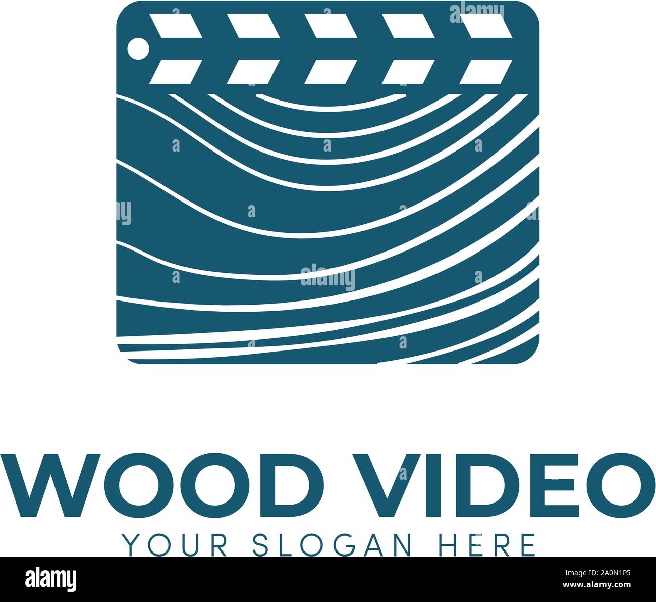 wood video logo designs industrial production Stock Vector Image & Art ...