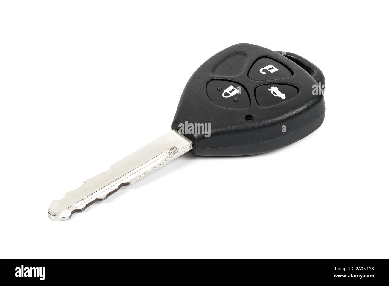 Car key isolated on white background with clipping path Stock Photo - Alamy