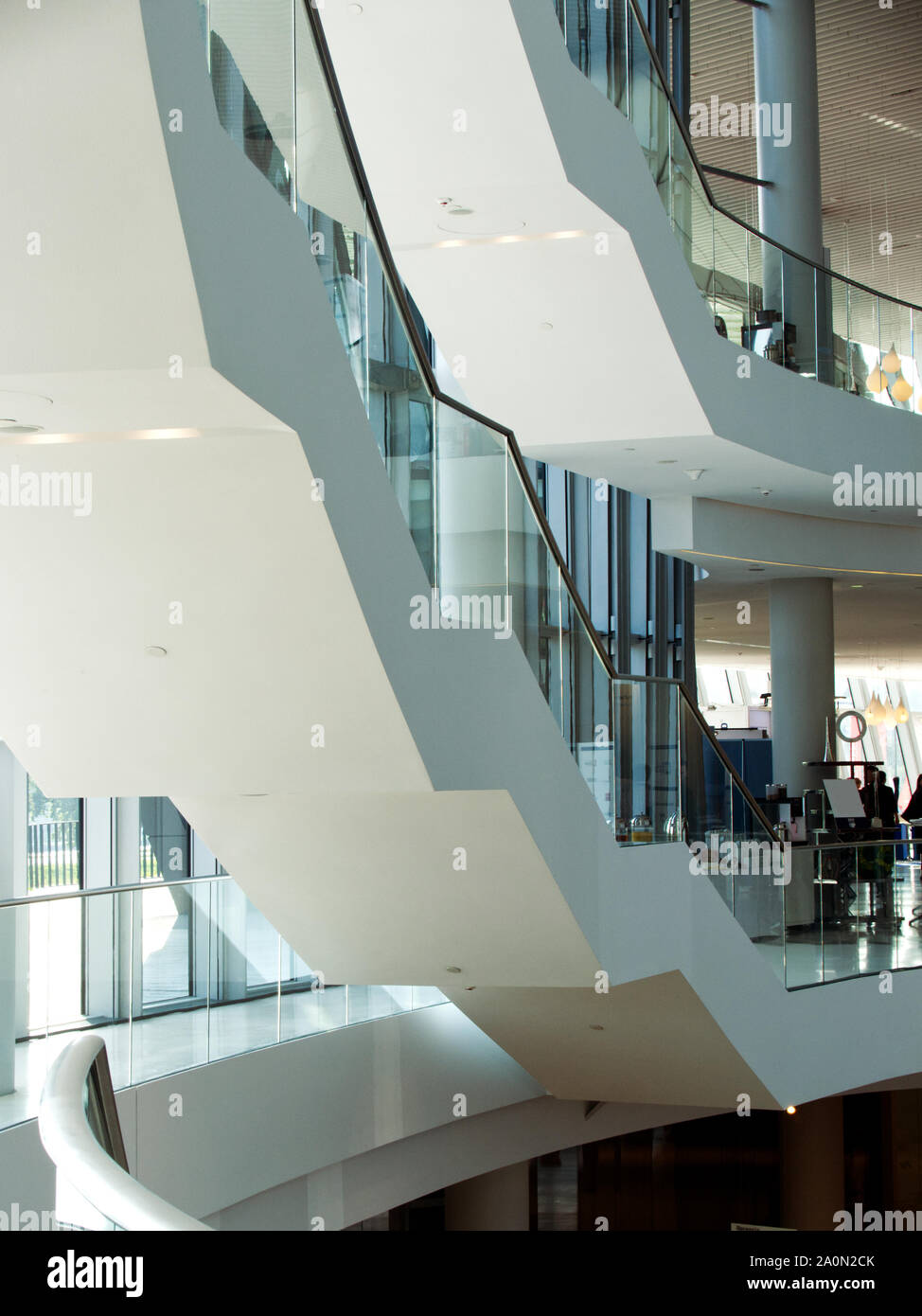 Architecture elements of modern congress centers Stock Photo - Alamy