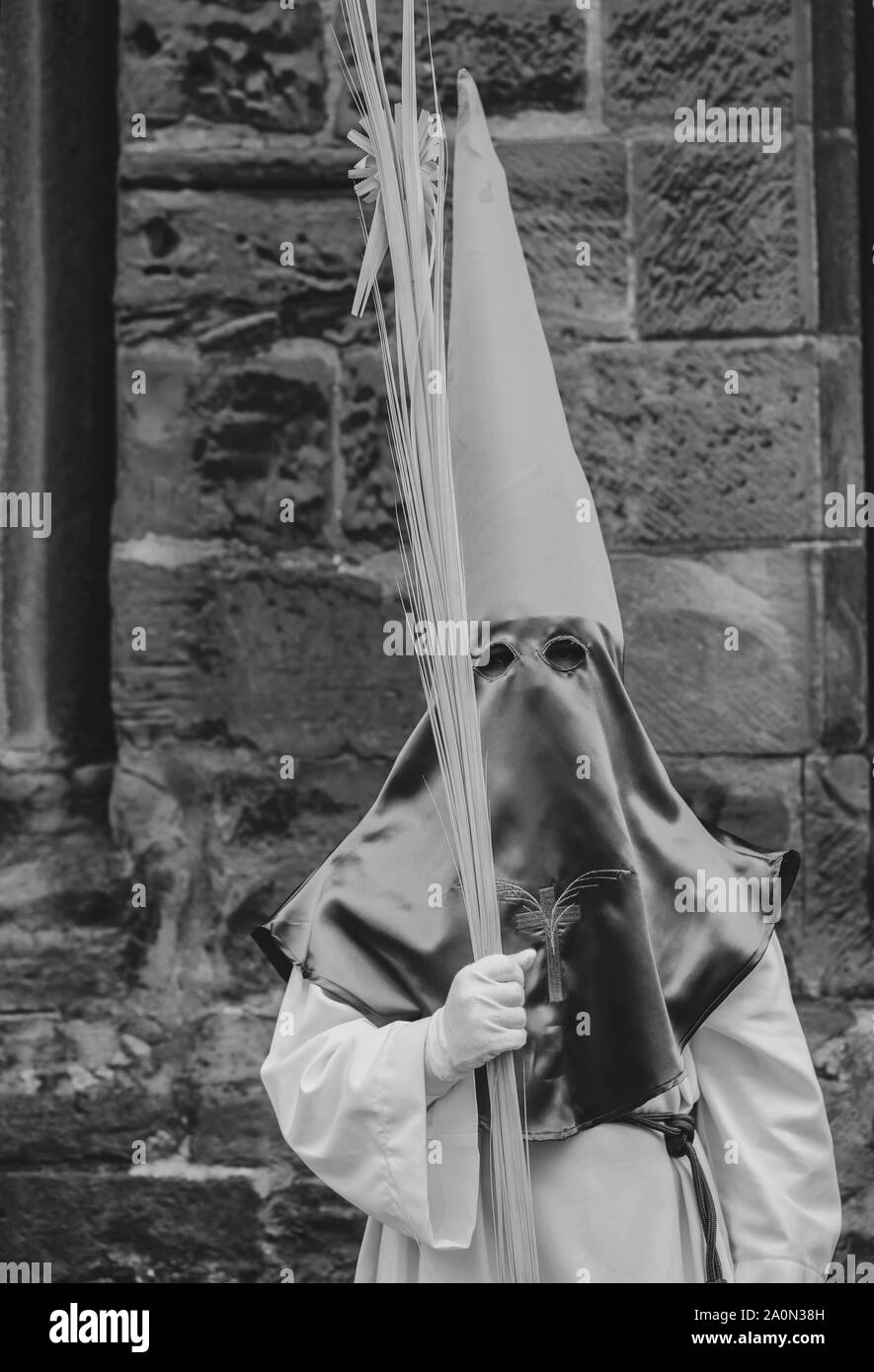 Penitent black hood in easter hi-res stock photography and images - Alamy