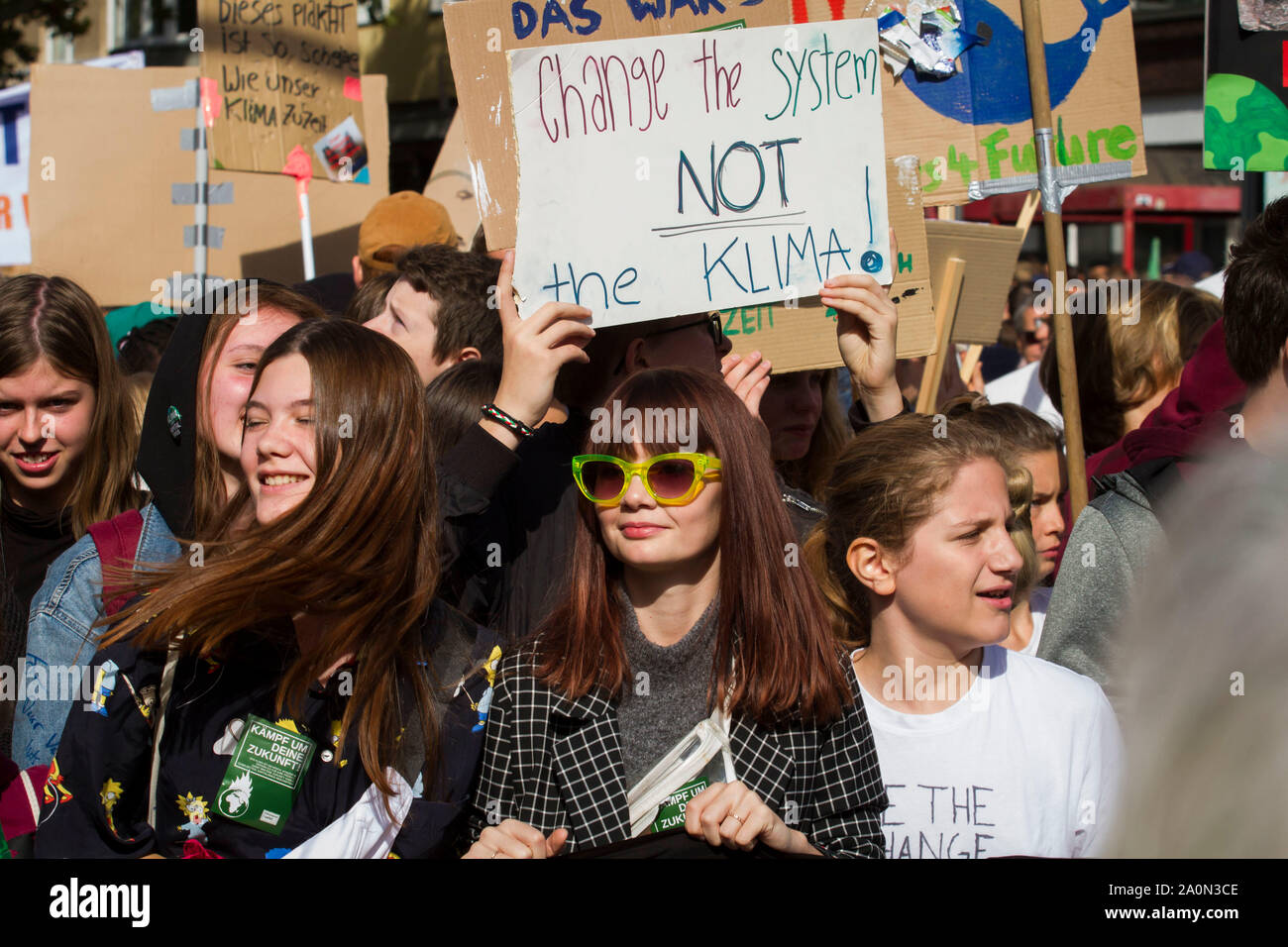 September 20, 2019 - Cologne, Germany. Fridays for Future climate ...