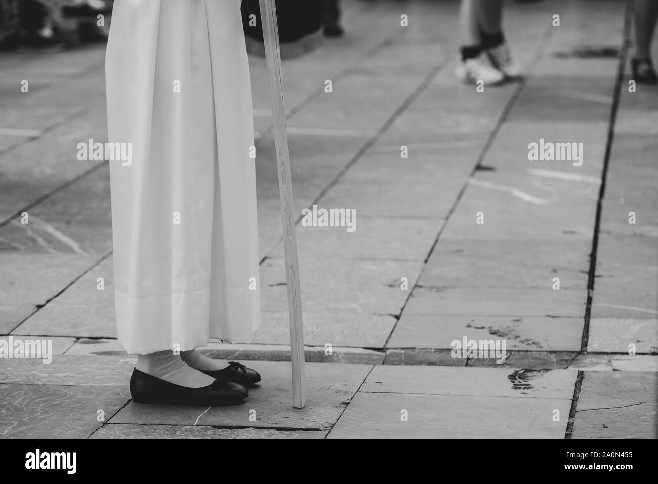 Holy week procession children Black and White Stock Photos & Images - Alamy