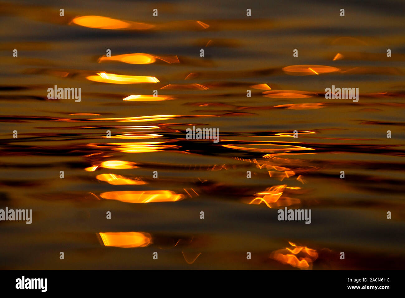 Soft sea surface background sunset lights (sunset, sunrise, sun, Stars ...