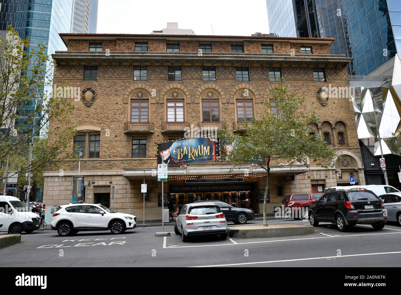 Live show theatre at Russel Street in Melbourne, Australia Stock Photo ...