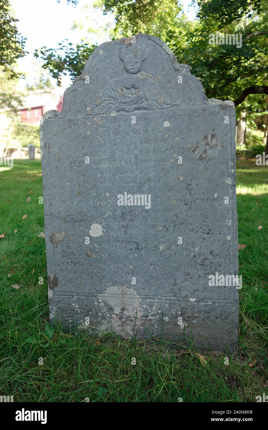 A witch's grave at York, Maine, USA Stock Photo - Alamy