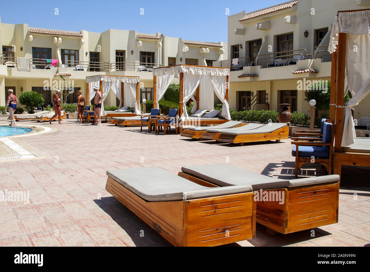 Sharm El Sheikh, Egypt, September 05, 2018. Hotel Cataract Layalina ...