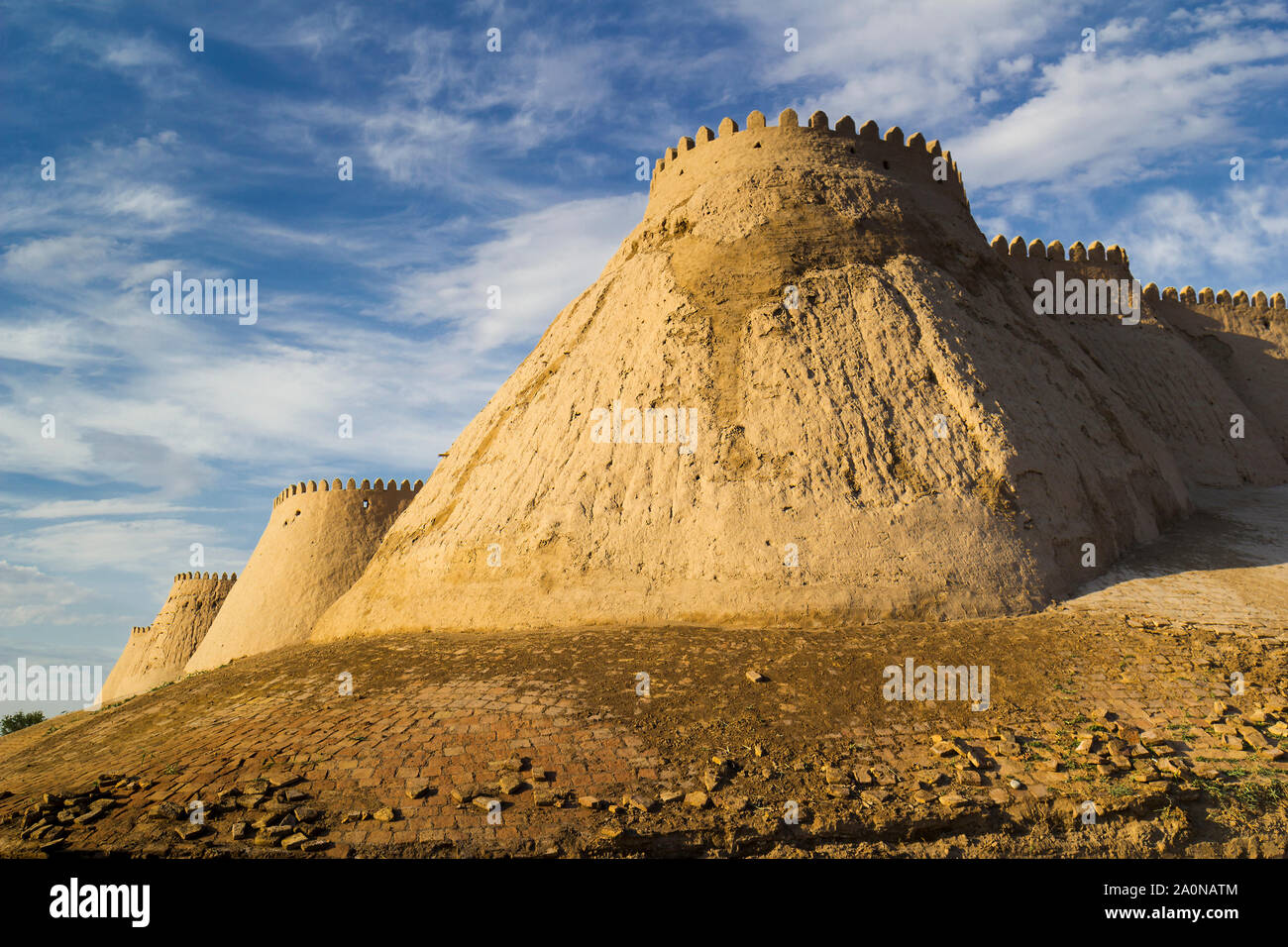 Kunya Ark fortress, Khiva Stock Photo - Alamy