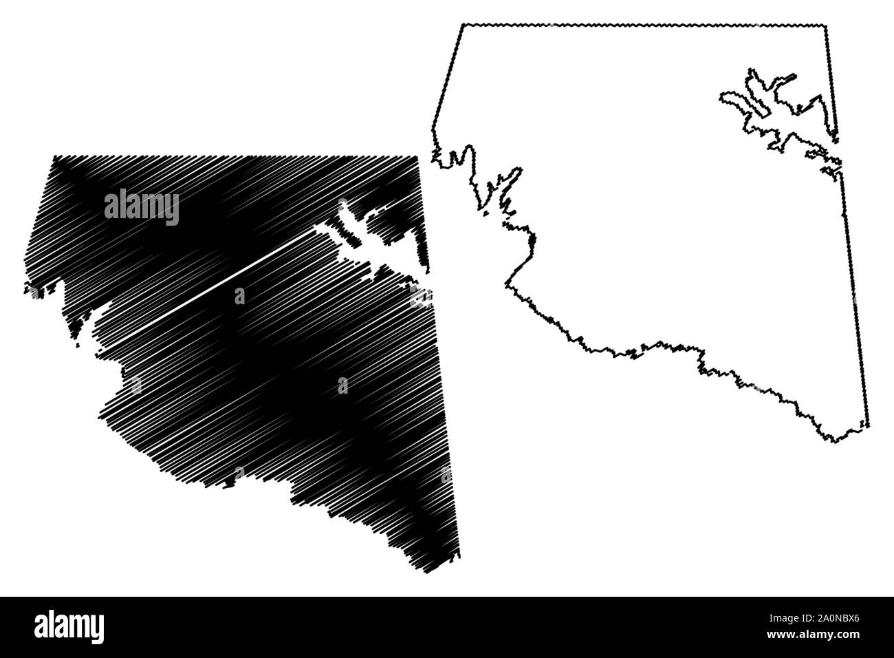 Rains County, Texas (Counties in Texas, United States of America,USA, U ...