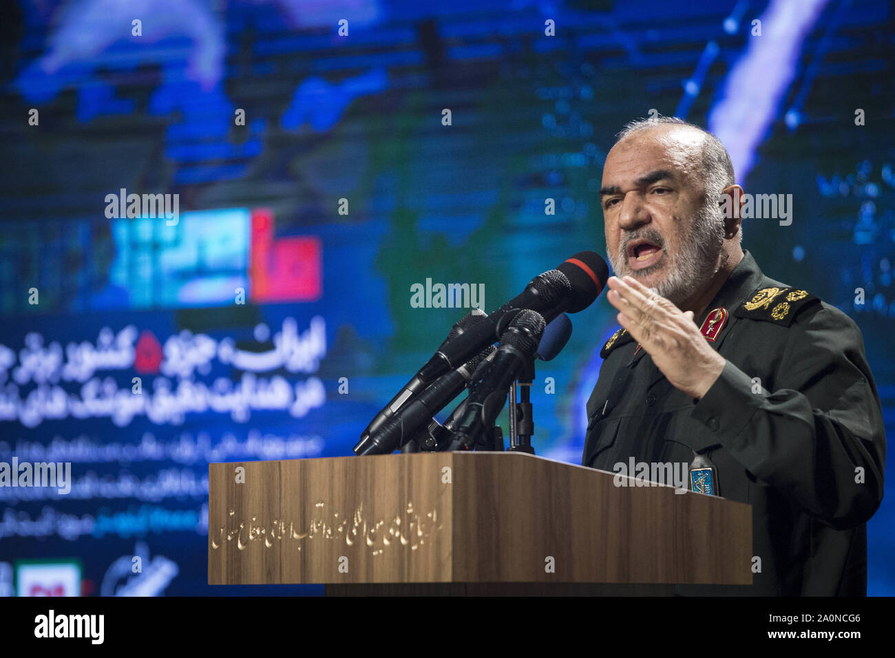 Tehran, IRAN. 21st Sep, 2019. Iran's Revolutionary Guard Corps (IRGC ...