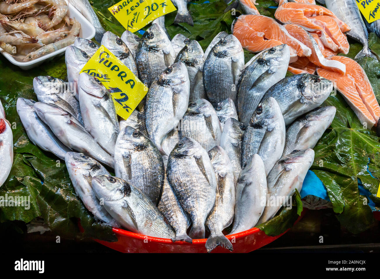 Fish market in istanbul, Turkey Stock Photo - Alamy
