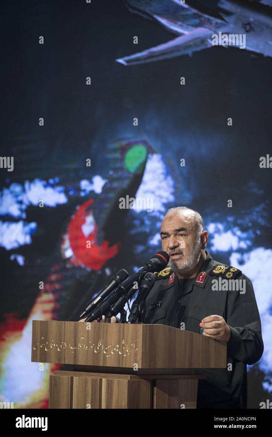 Tehran, IRAN. 21st Sep, 2019. Iran's Revolutionary Guard Corps (IRGC ...