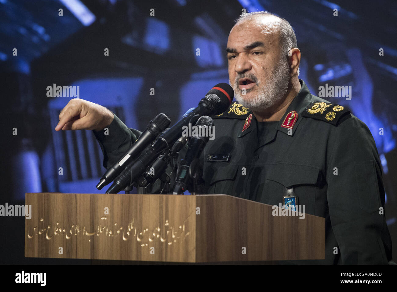 Tehran, IRAN. 21st Sep, 2019. Iran's Revolutionary Guard Corps (IRGC ...