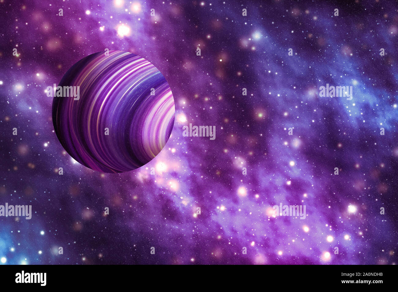 Discovery in astronomy, cosmic abstract and future technology concept ...