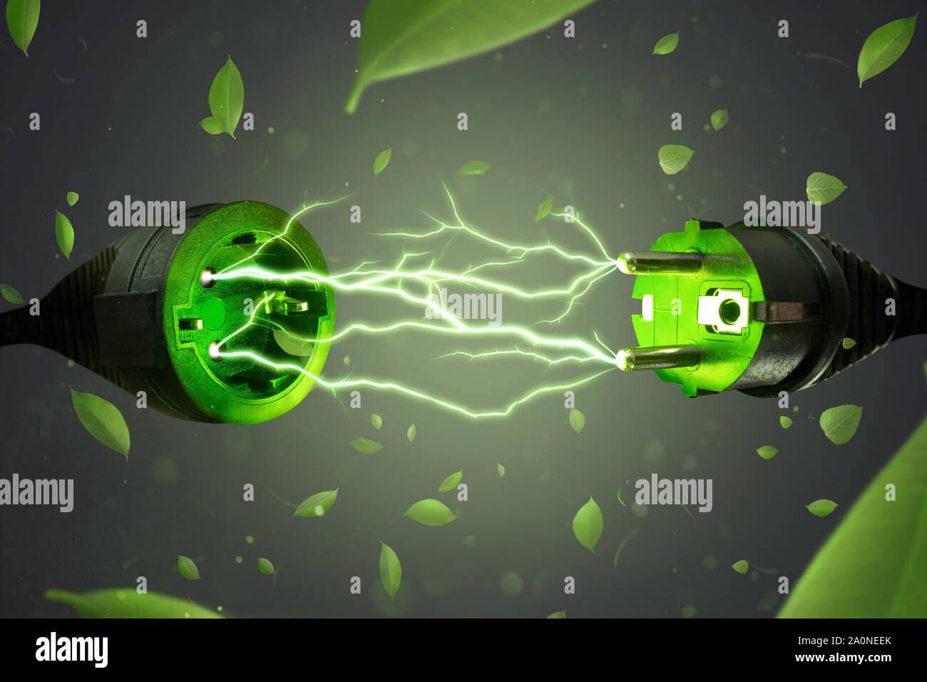 Green energy eco power concept hi-res stock photography and images - Alamy