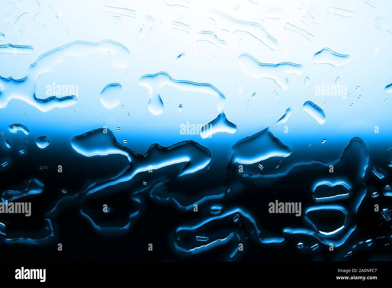 Contrast pattern spilled water texture background, white to dark blue ...