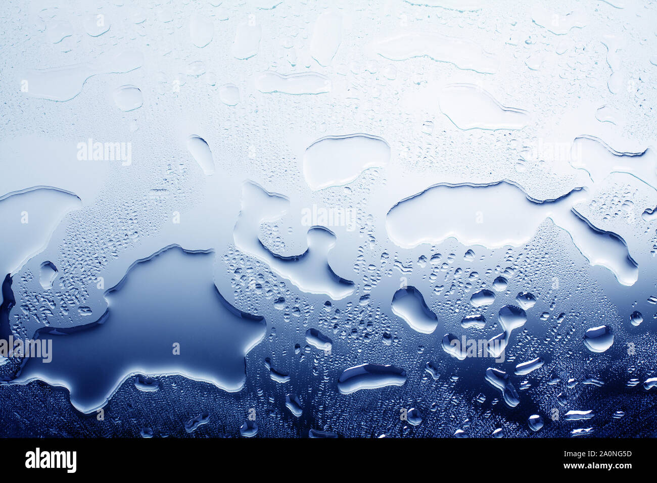 Contrast pattern spilled water texture background, white to dark blue ...