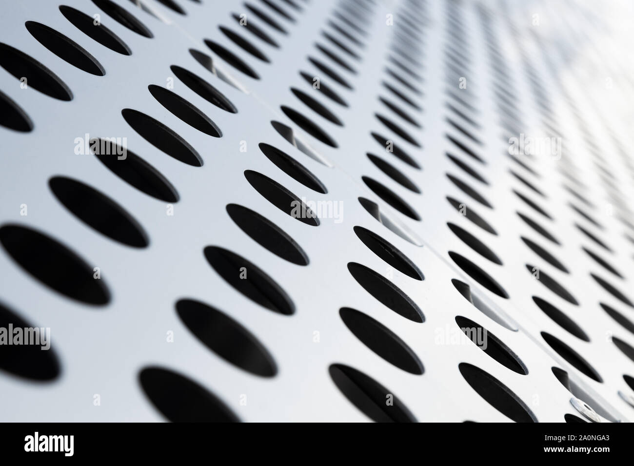 Rapid black big dot pattern on white background, round holes texture on ...