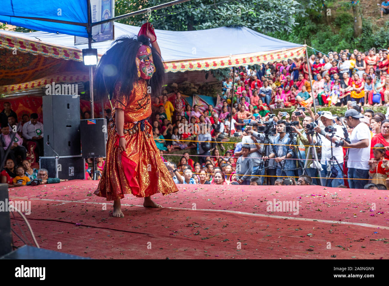 Lakhe dance hi-res stock photography and images - Alamy