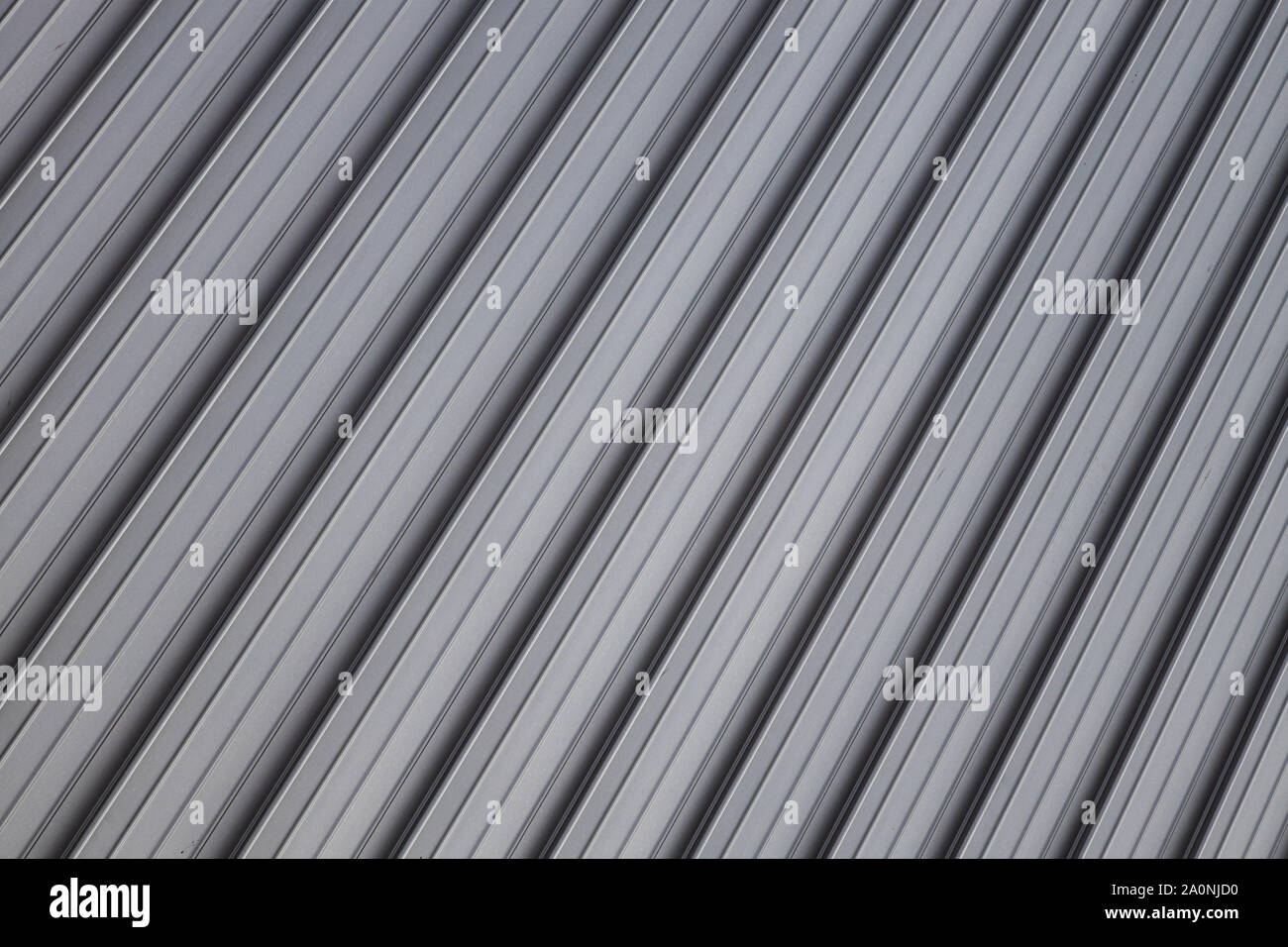 Angle view at gray corrugated metal wall or fence surface Stock Photo ...
