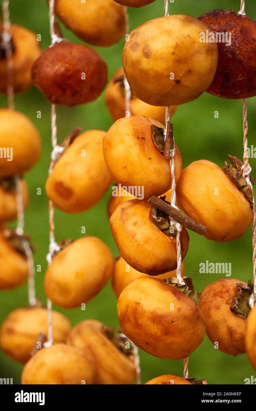 Persimmons drying japan hi-res stock photography and images - Alamy