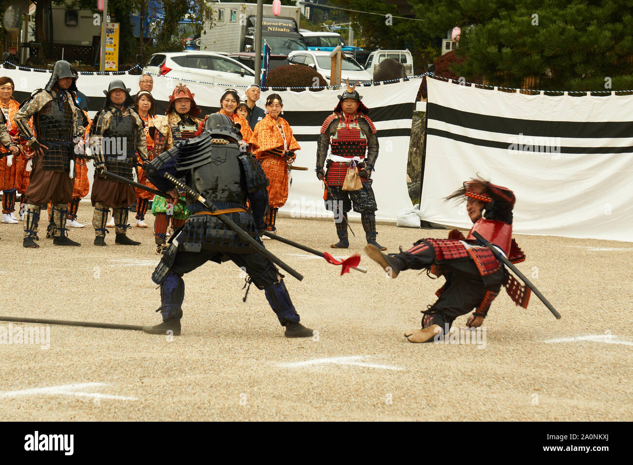 Samurai battle reenactment japan hi-res stock photography and images ...