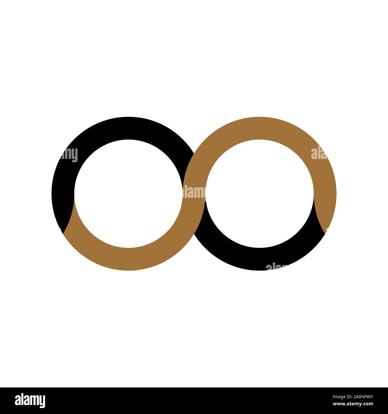 Infinity vector logo symbol on white background Stock Vector Image ...