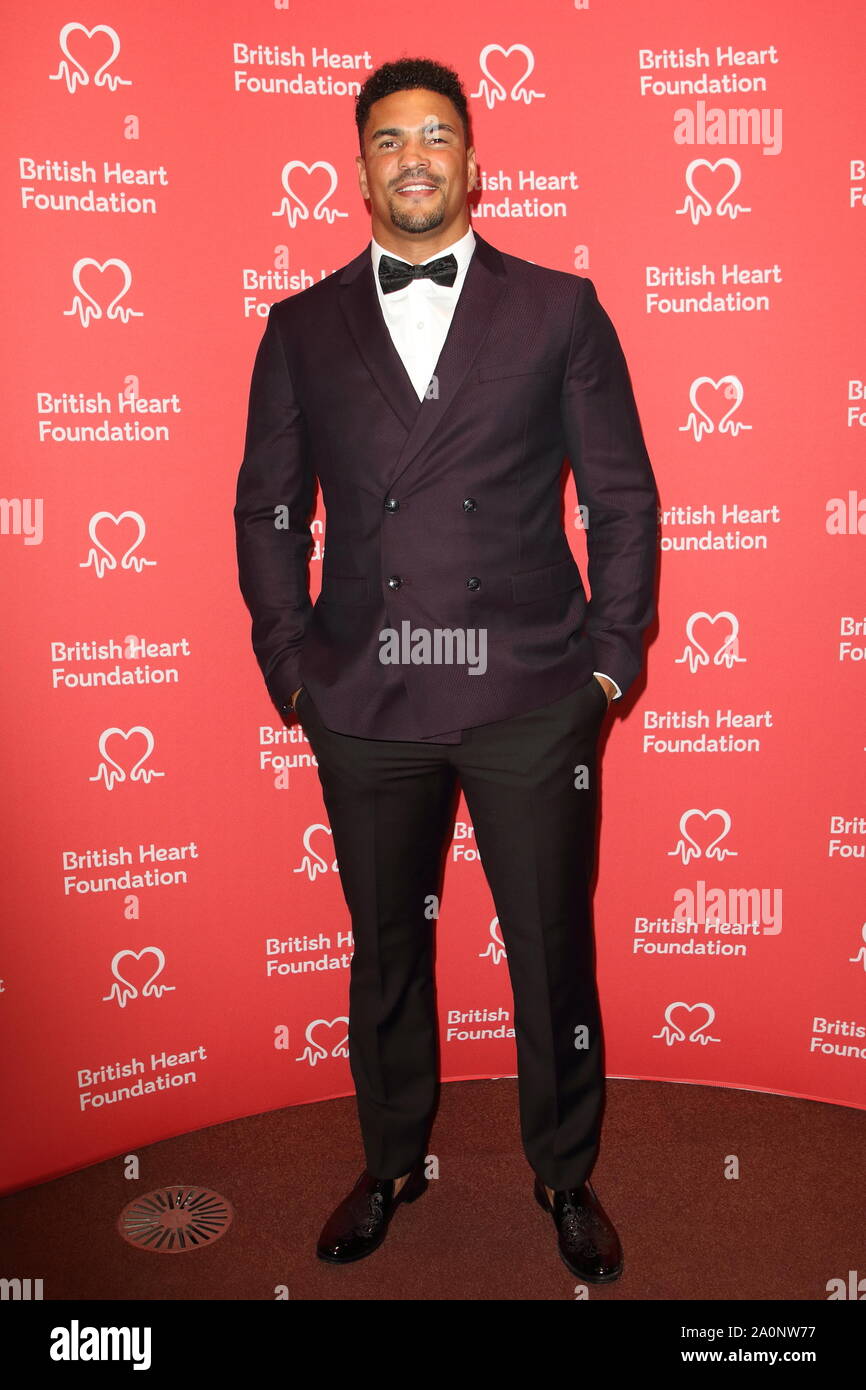 London, UK. 20th Sep, 2019. Anthony Ogogo attends the British Heart ...