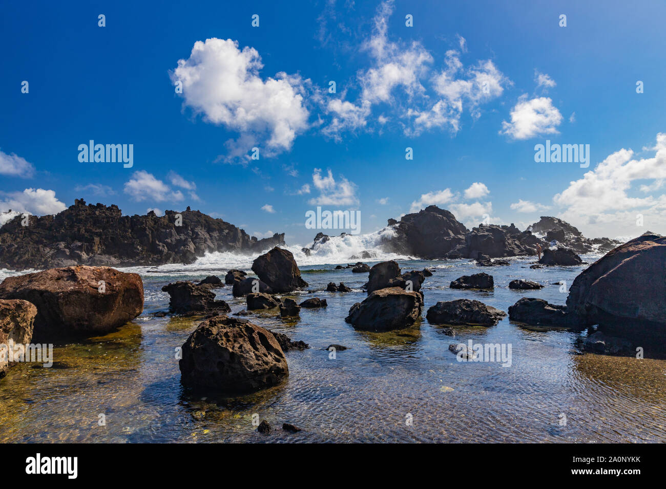 Saint Vincent and the Grenadines, Owia salt pond Stock Photo - Alamy