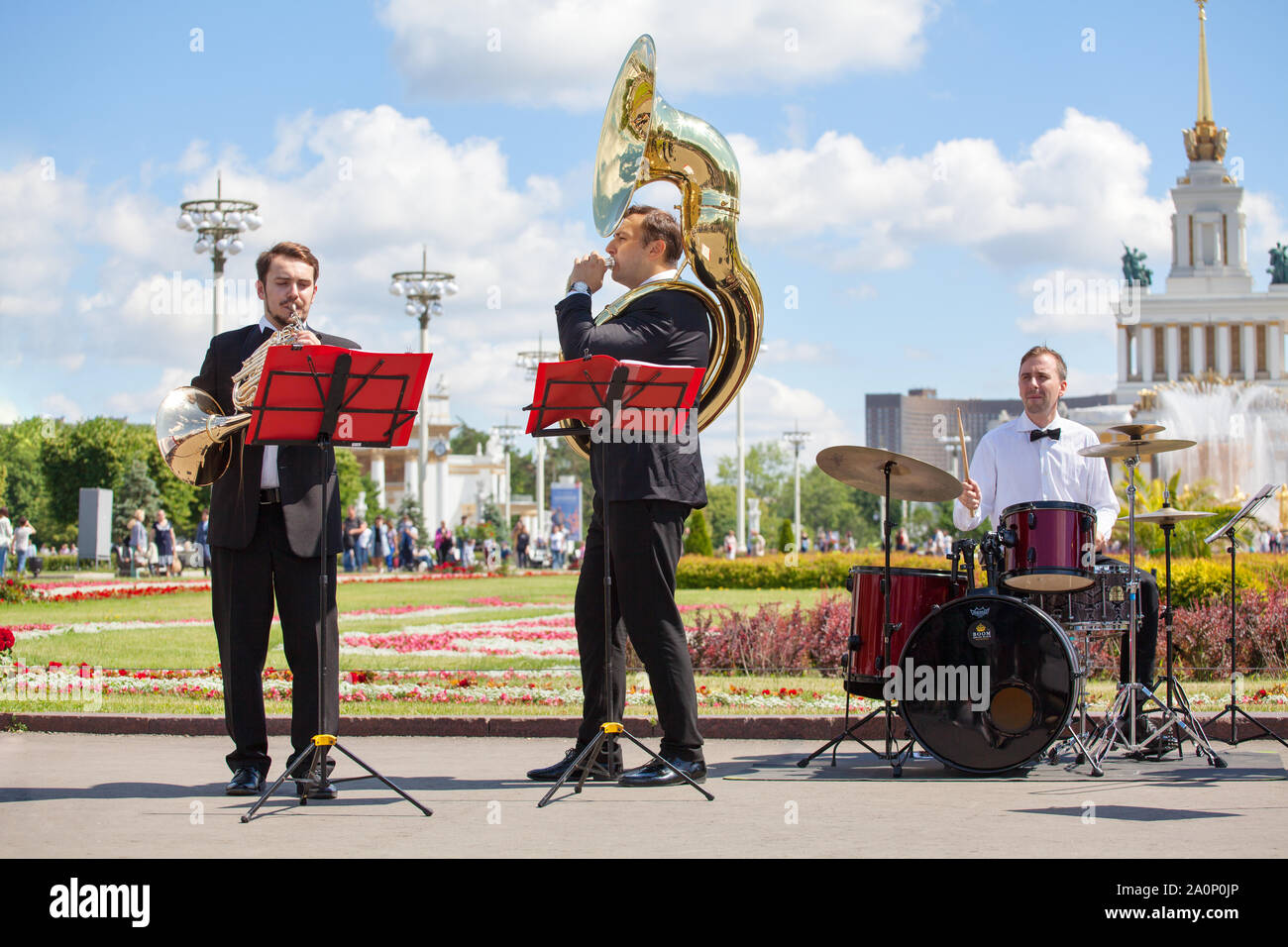 Music instruments tube wind instrument hi-res stock photography and ...