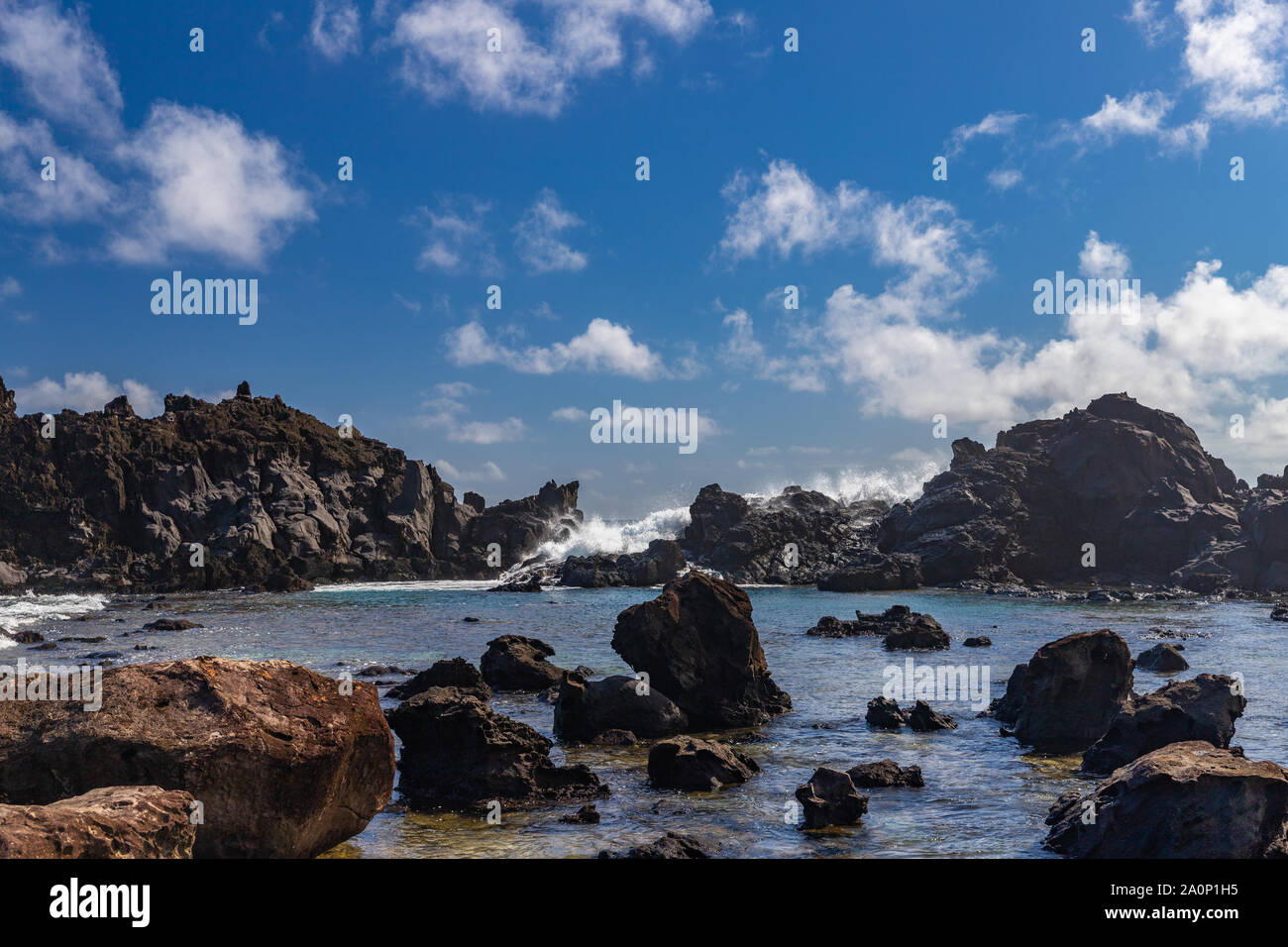 Saint Vincent and the Grenadines, Owia salt pond Stock Photo - Alamy