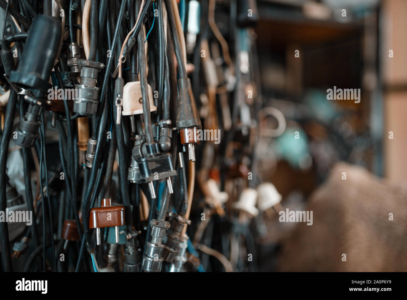 Technical lab wires hi-res stock photography and images - Alamy
