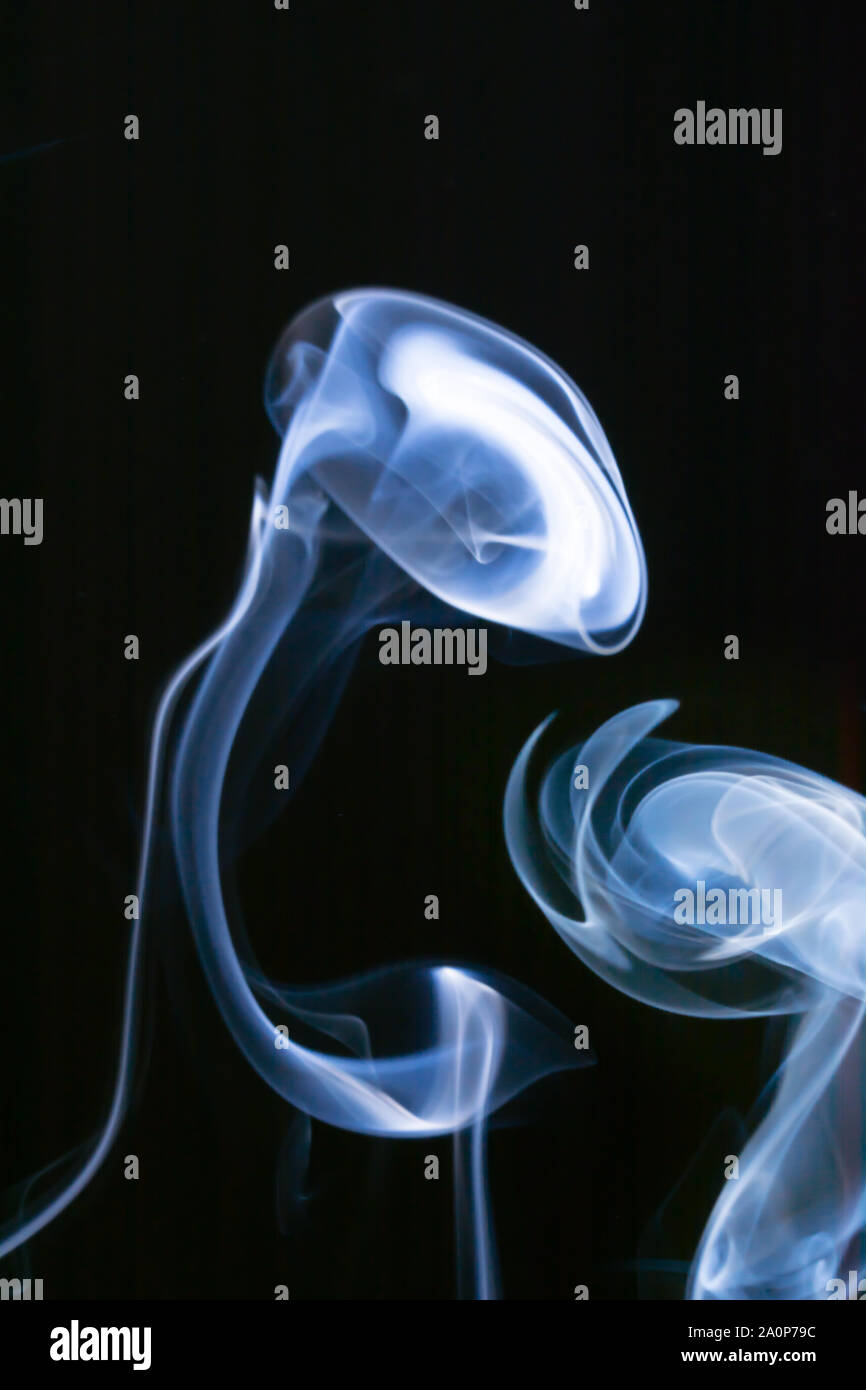 Abstract figures made with smoke hi-res stock photography and images ...