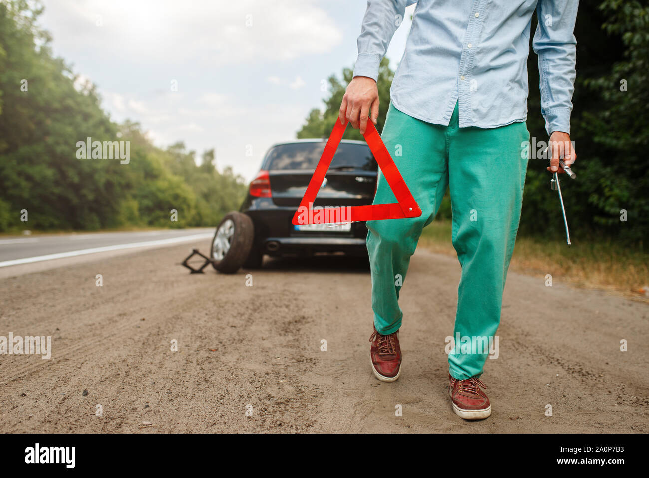 Emergency stop car hi-res stock photography and images - Alamy