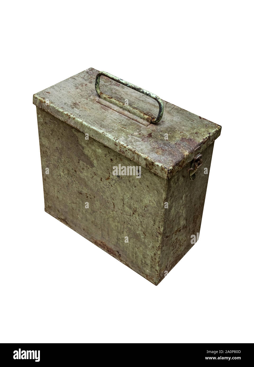 Rusty metal crate Cut Out Stock Images & Pictures - Alamy