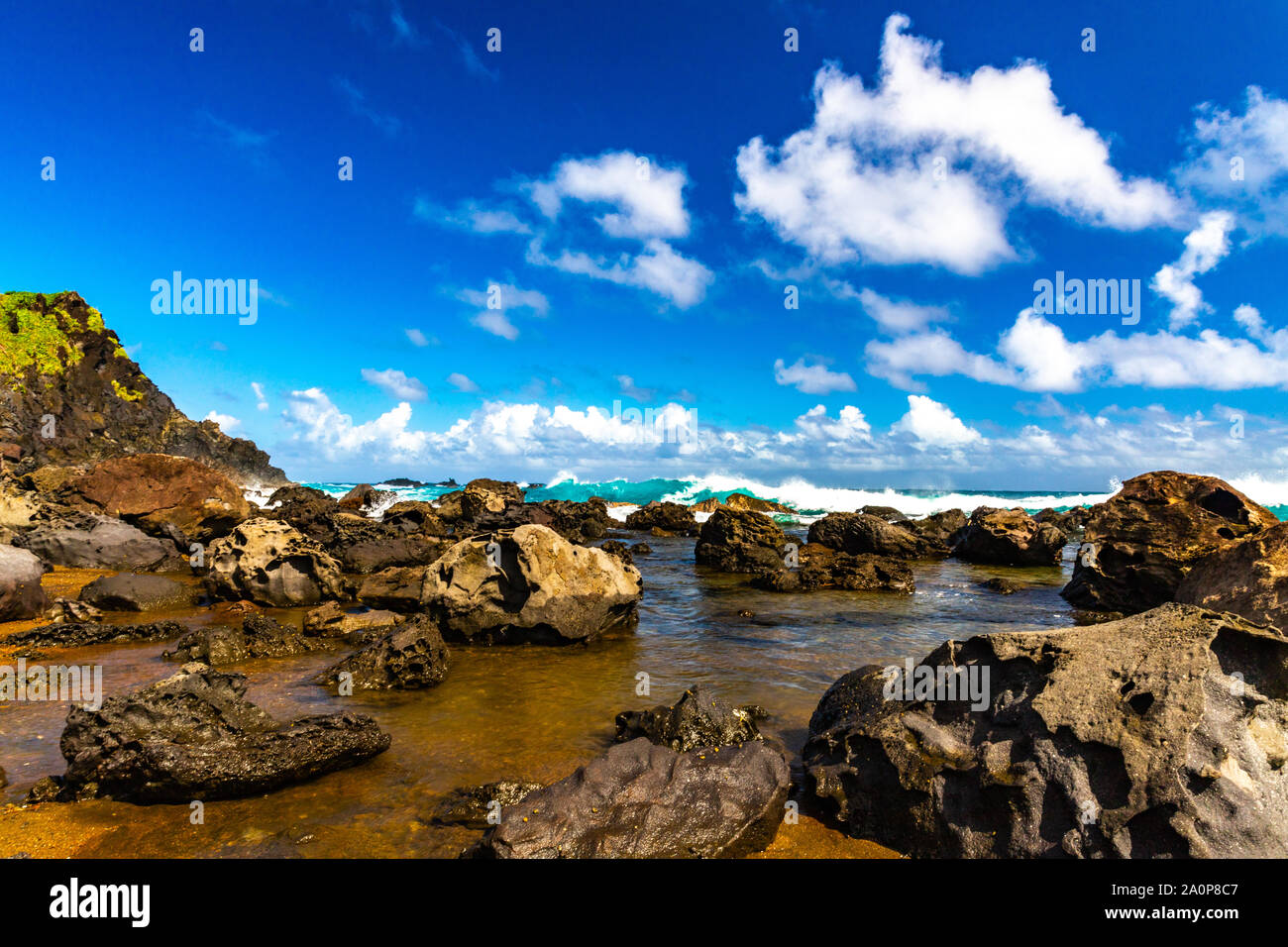 Saint Vincent and the Grenadines, Owia salt pond Stock Photo - Alamy
