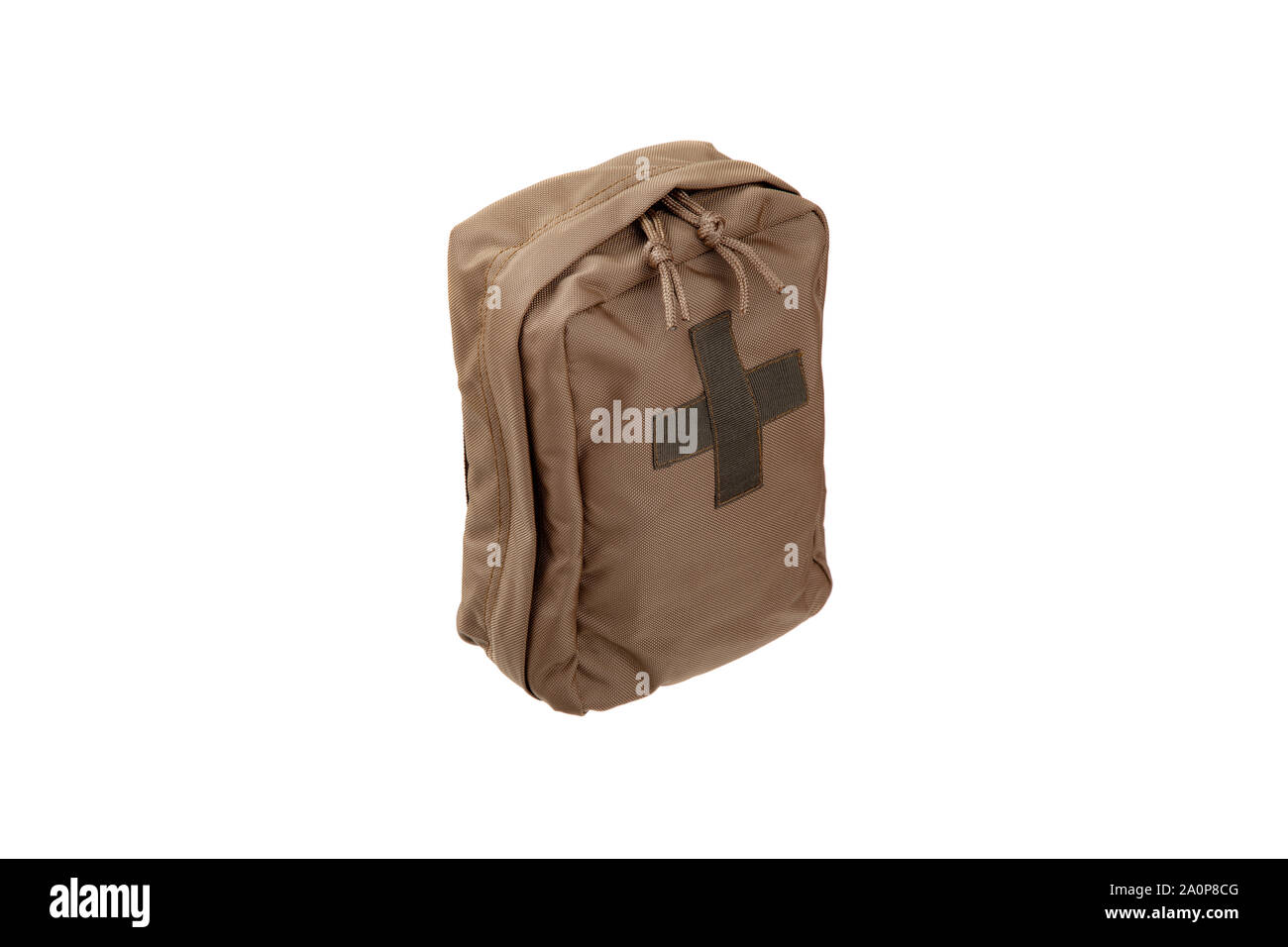 First-aid kit on white background. Modern military first aid kit Stock ...