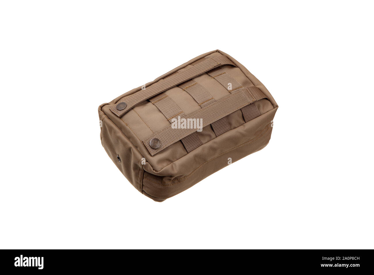 First-aid kit on white background. Modern military first aid kit Stock ...