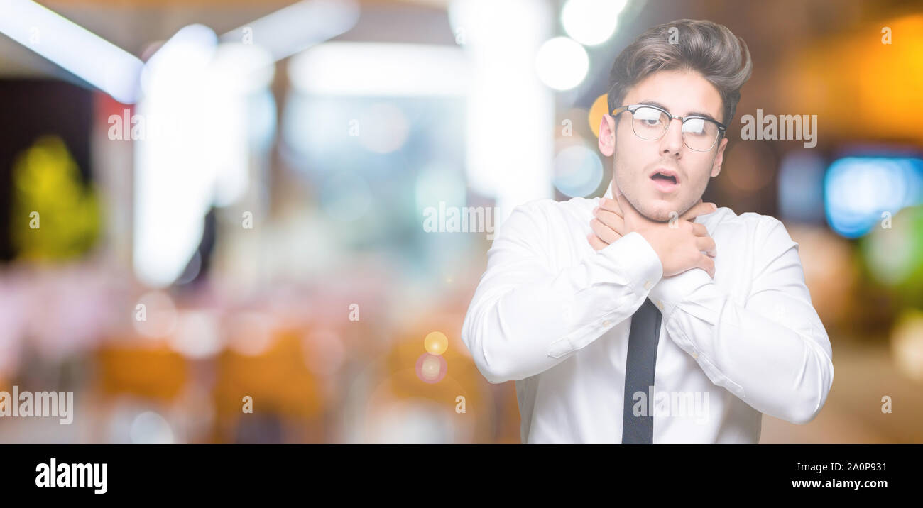 Man choking man him tie hi-res stock photography and images - Alamy