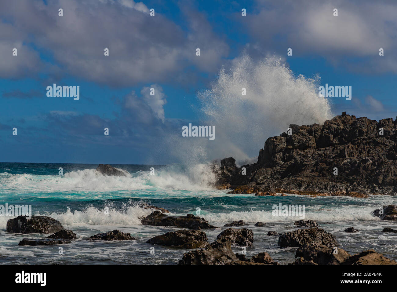 Saint Vincent and the Grenadines, Owia salt pond Stock Photo - Alamy