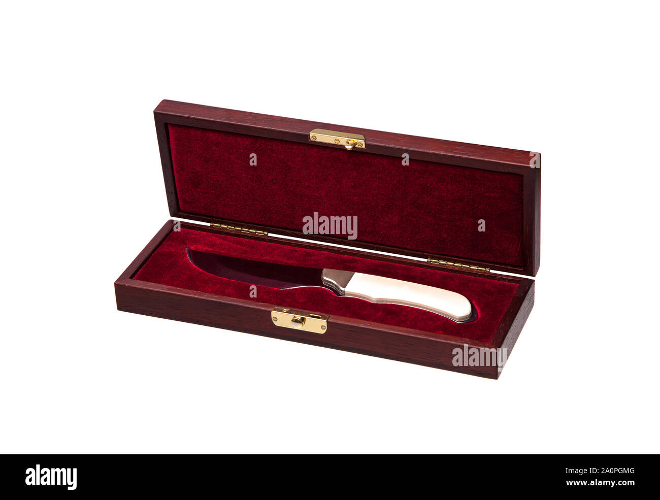 Ivory handle with iron blade Cut Out Stock Images & Pictures - Alamy