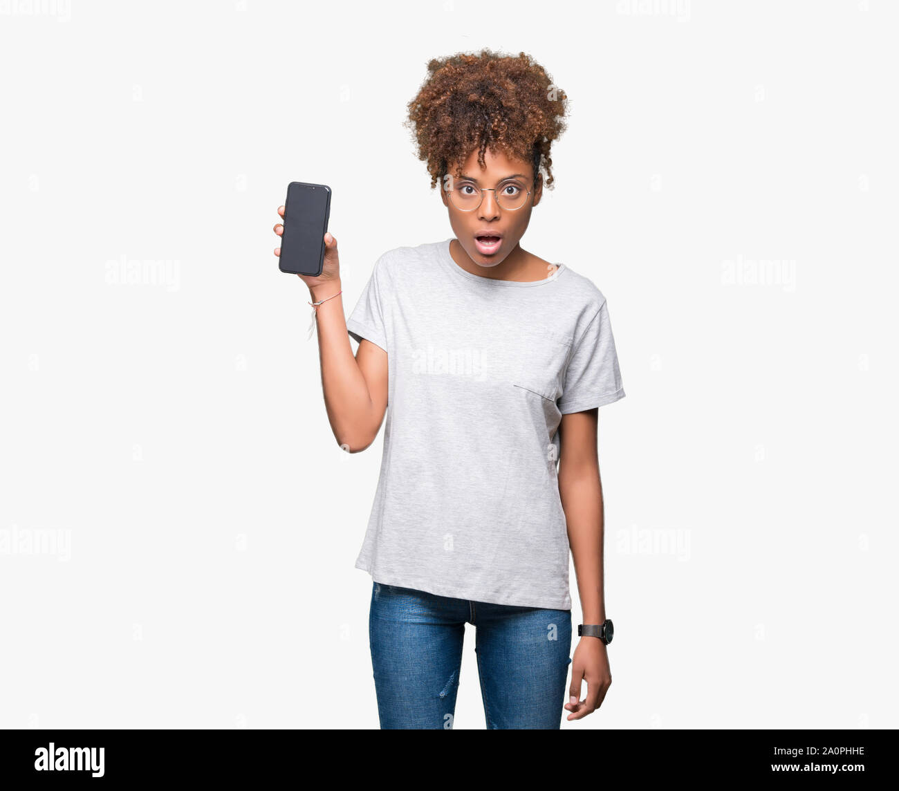 African face showing fear hi-res stock photography and images - Alamy