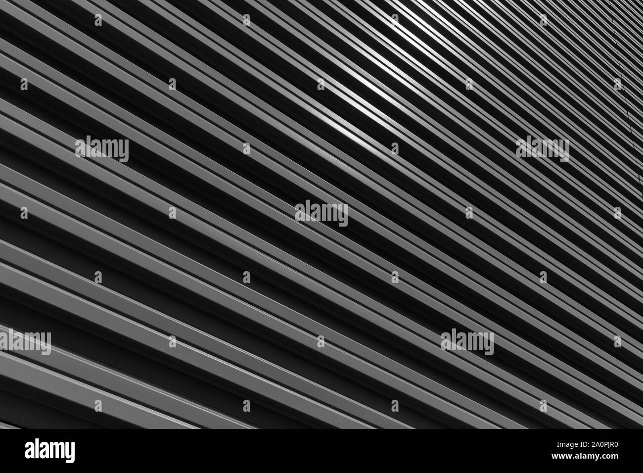 Horizontal corrugated Black and White Stock Photos & Images - Alamy