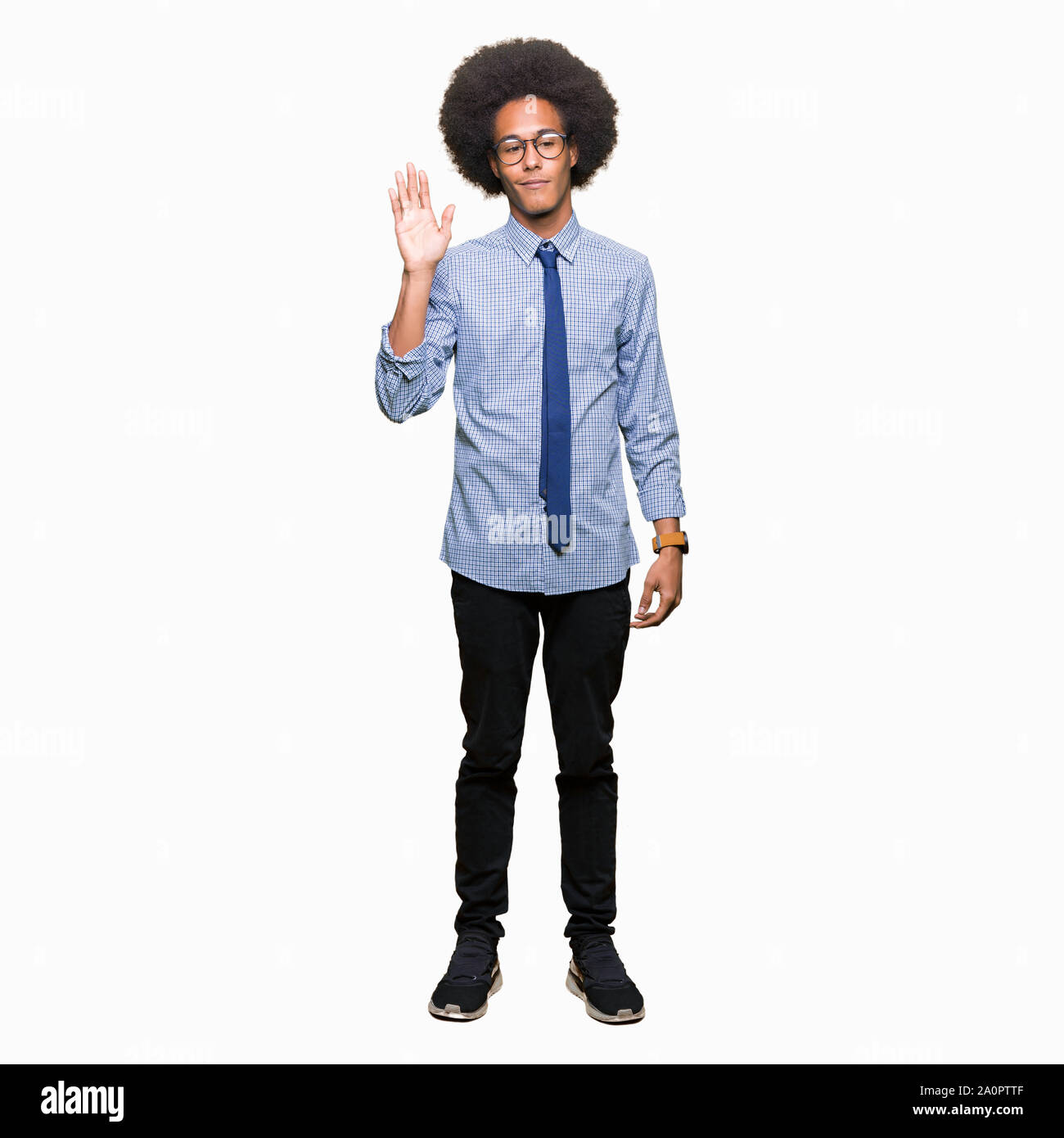 Business man waving goodbye Cut Out Stock Images & Pictures - Alamy