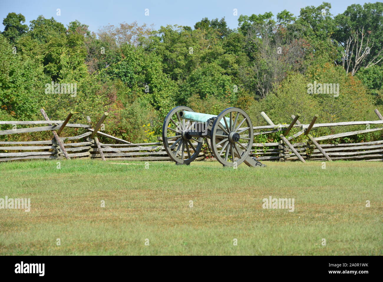 Napoleon Cannon at Gettysburg the site of the battle that took place ...