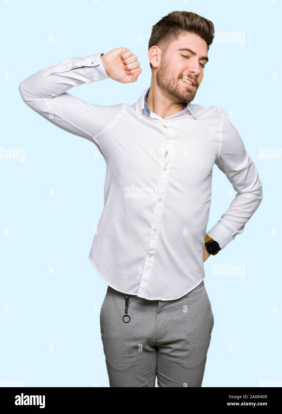 Stretch and yawn full body hi-res stock photography and images - Alamy