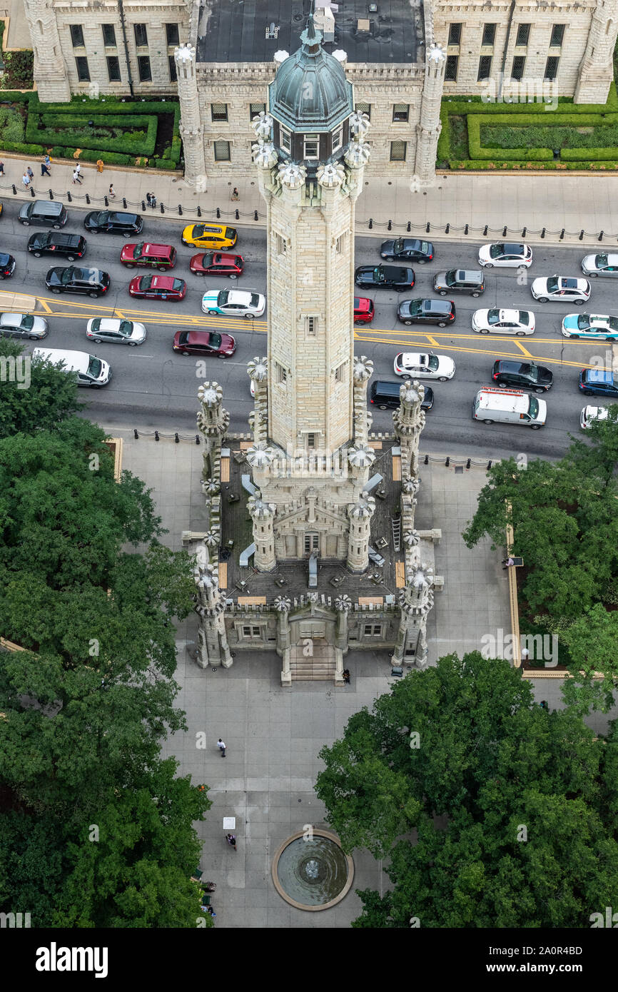 Aerial view of the Water Tower Stock Photo - Alamy