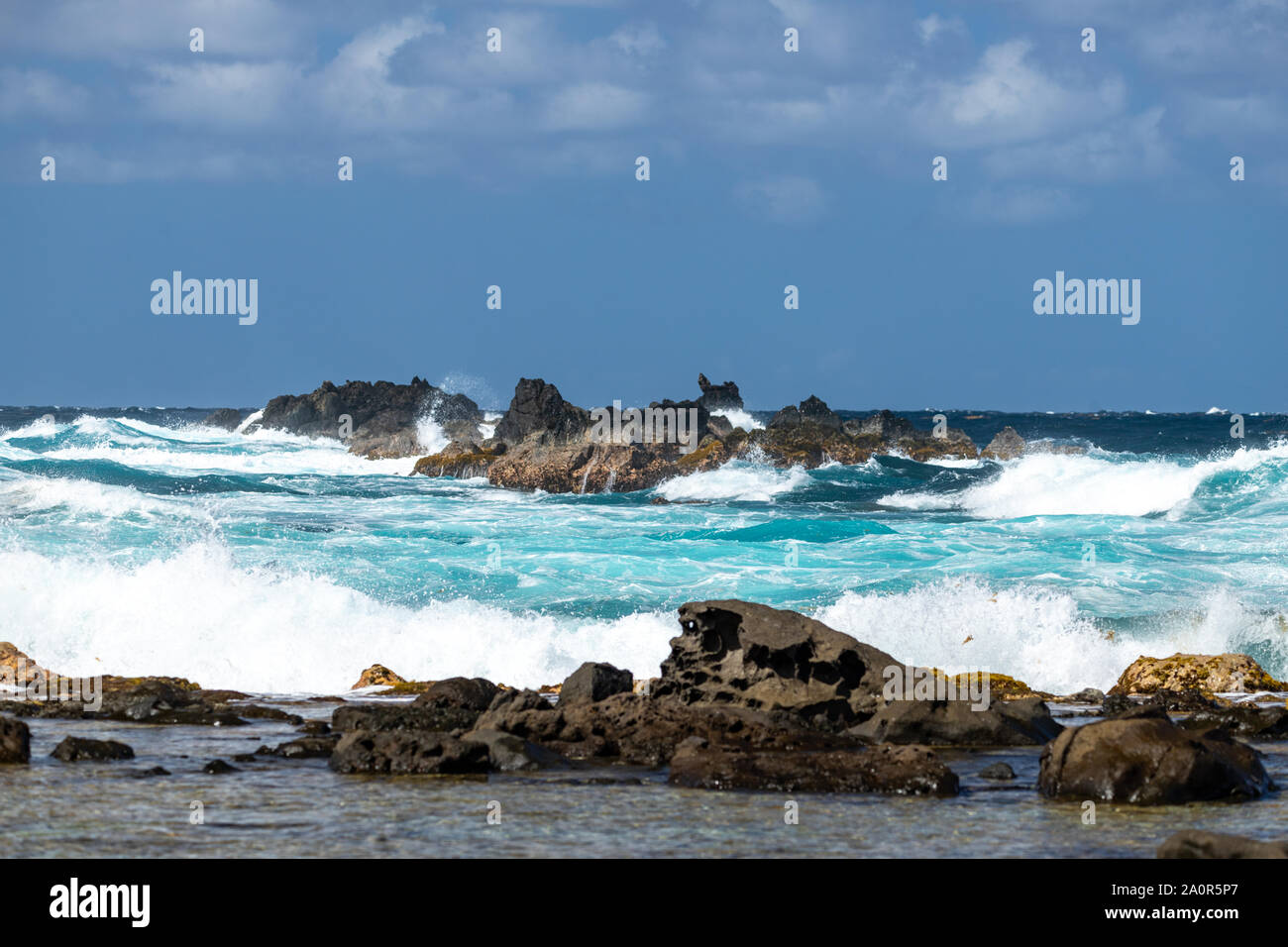 Saint Vincent and the Grenadines, Owia salt pond Stock Photo - Alamy